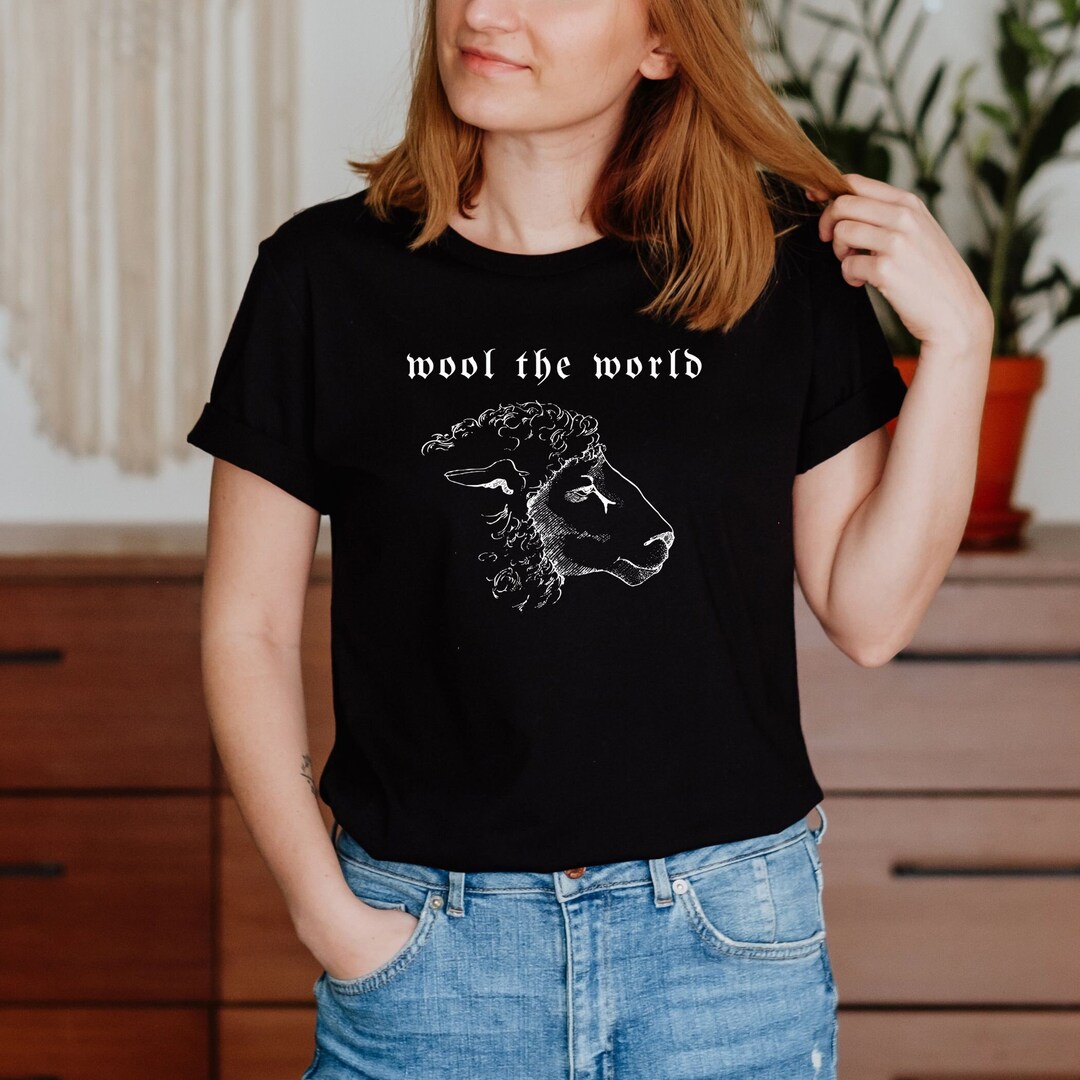 Wool the World Shirt, Sheep Shirt, Funny Sheep Shirt, Shirt for Sheep ...