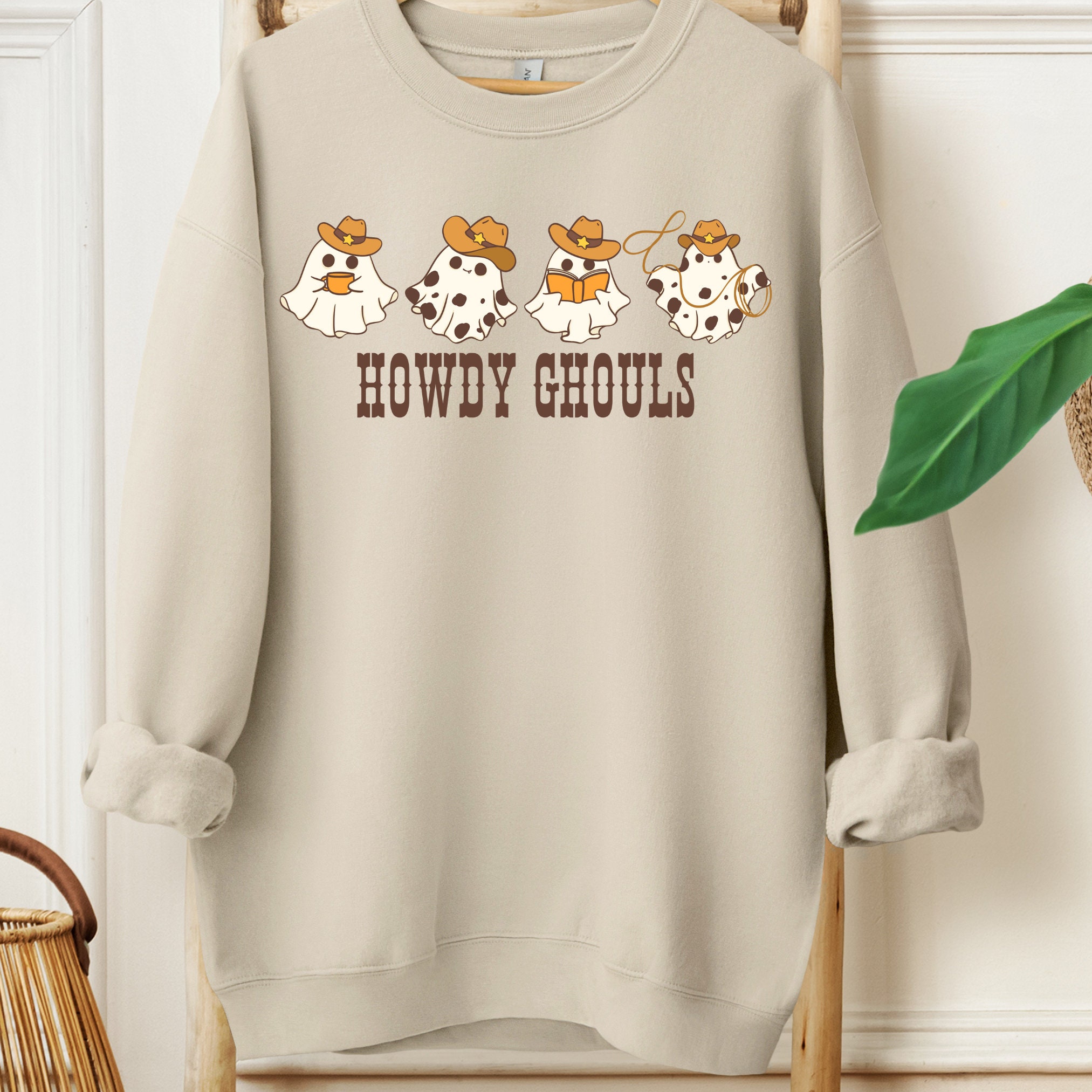 Howdy Ghouls Western Spooky Fall Halloween Ghosts - Etsy