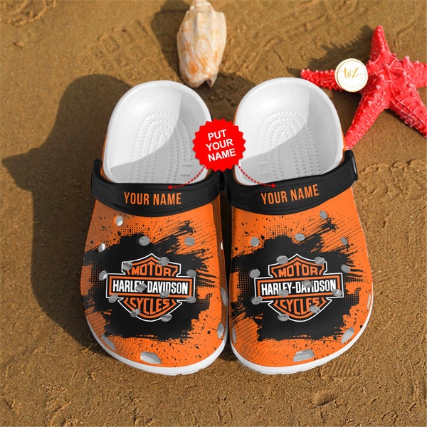 Harley Davidson Crocs - Etsy Canada
