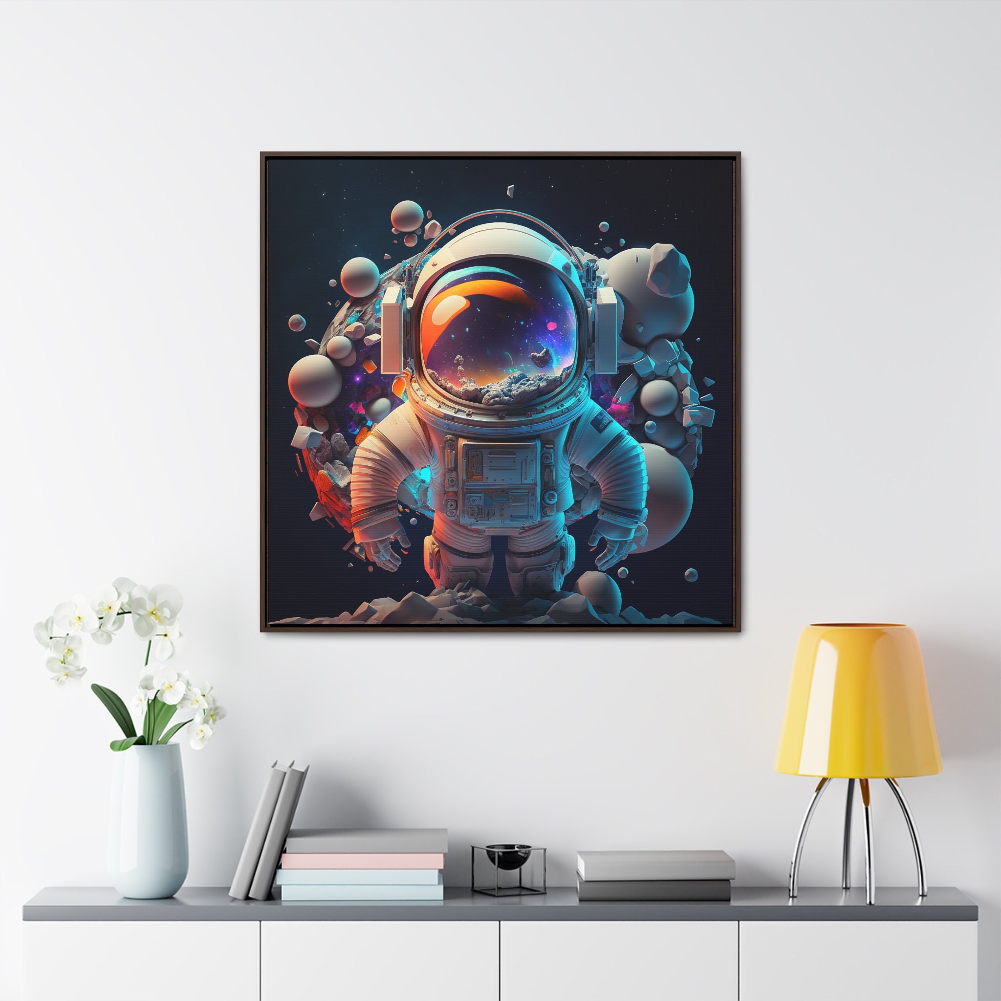 Digital Astronaut Artwork | Cartoon Astronaut | Chill Vibrant Colors ...