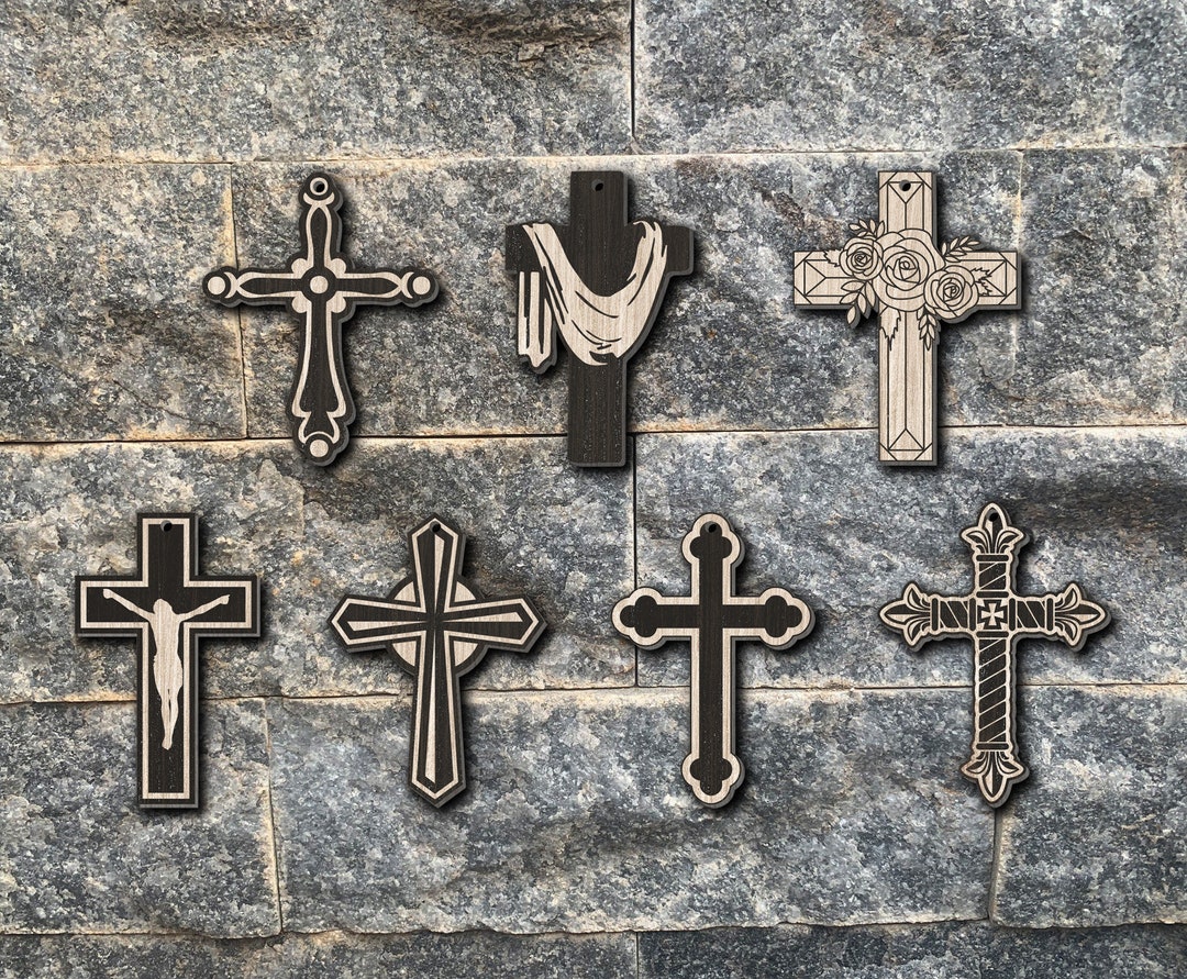 Cross Earring SVG Bundle, Cross Earring Templates, Cross Svg File ...