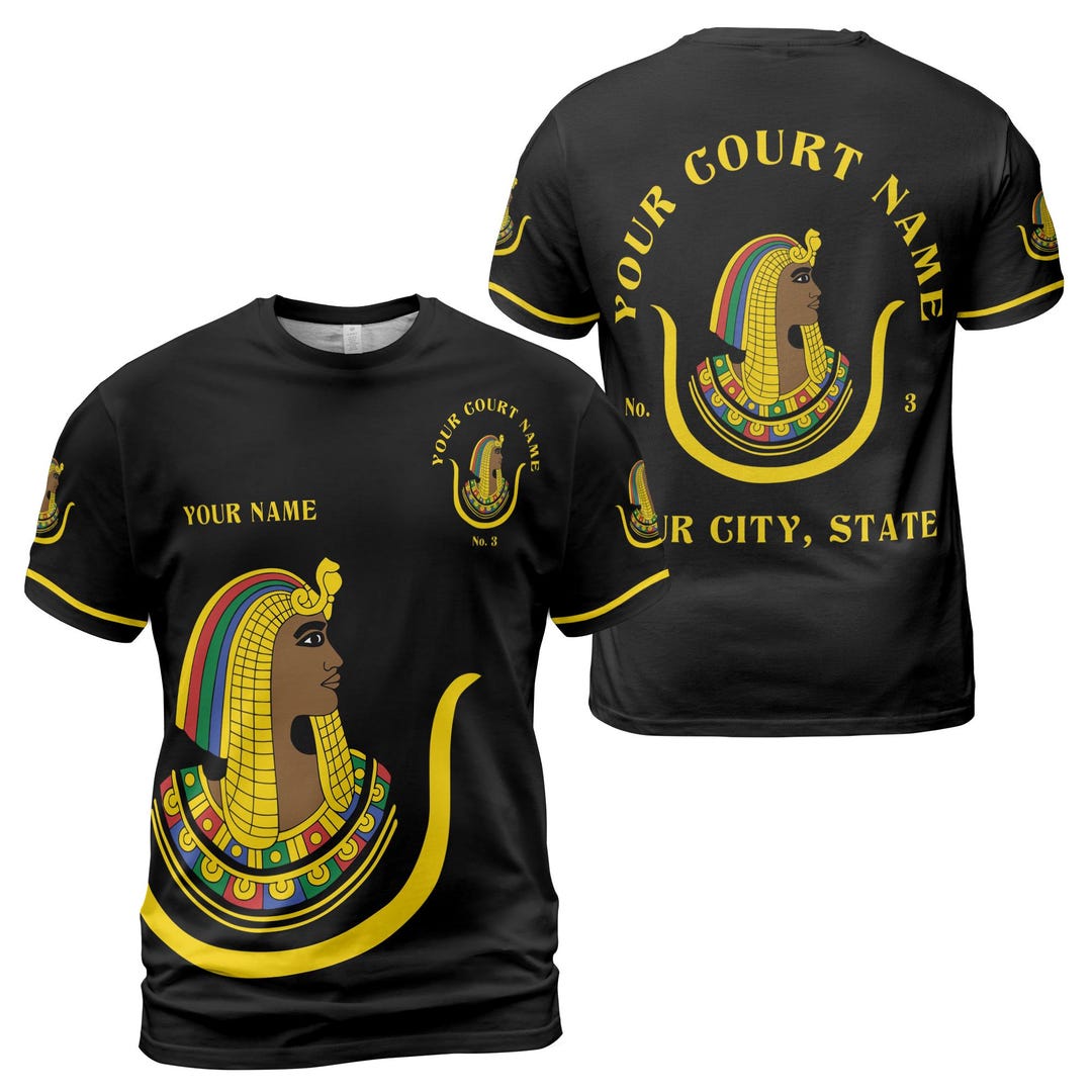 Customize Name Court Name DOI Daughter of Isis Multi Color Unisex T ...