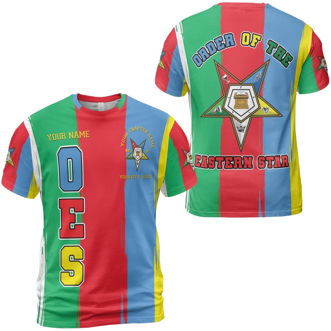 Customize Order of the Eastern Star FATAL OES Sisters Green Red Blue ...