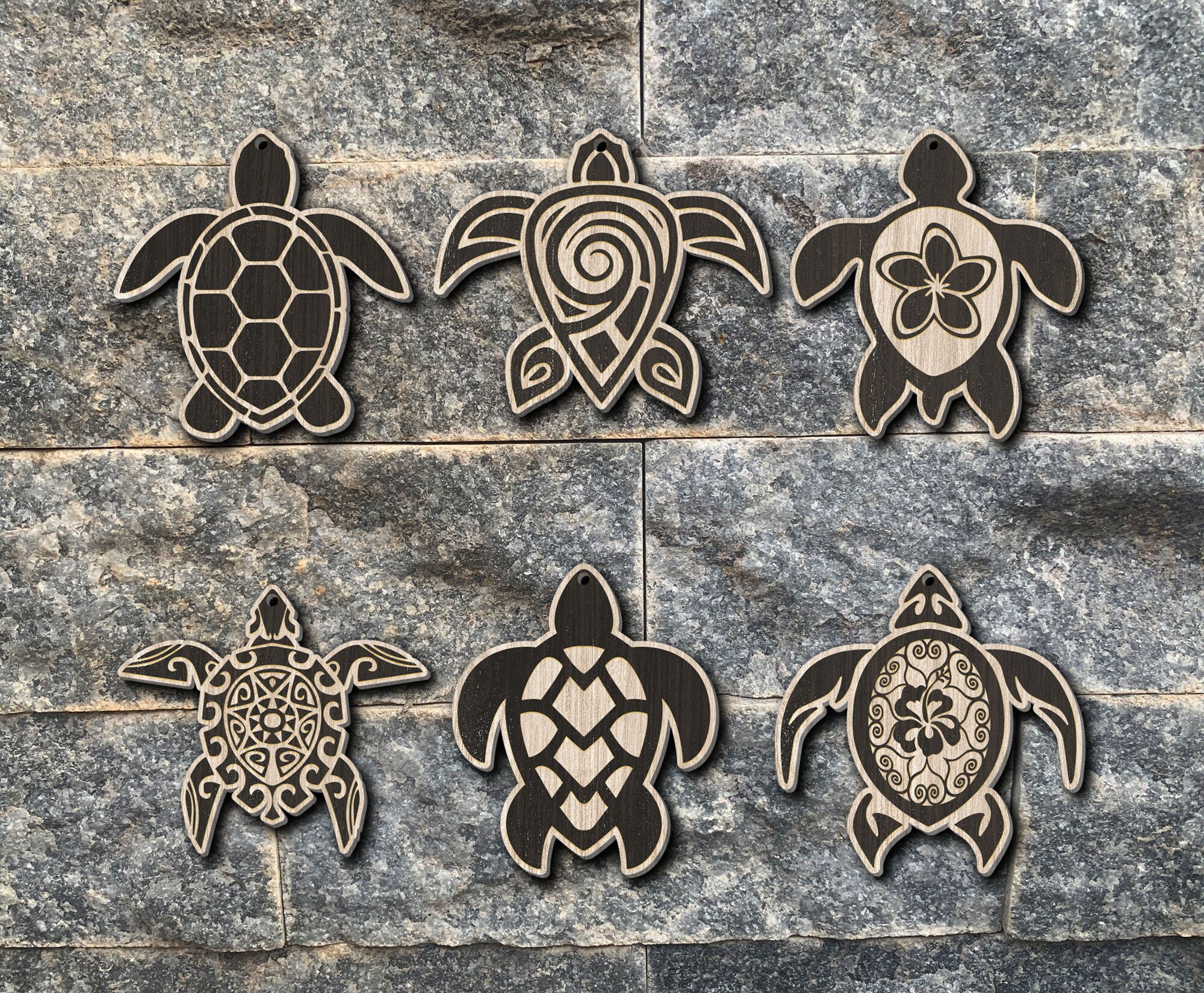 Tribal Sea Turtle Hibiscus