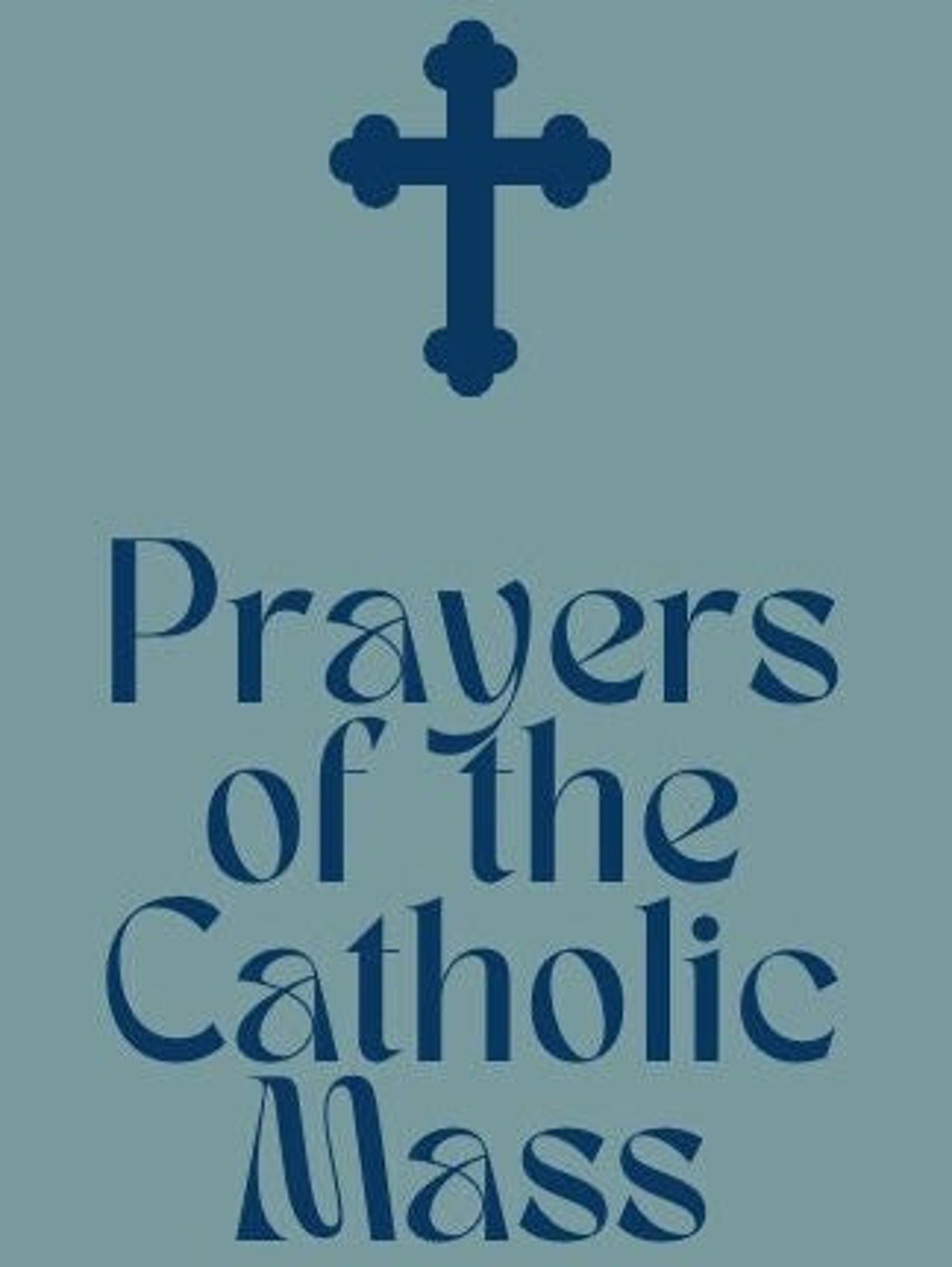 Prayers of the Catholic Mass - Printable Tri-fold Pamphlet - Etsy