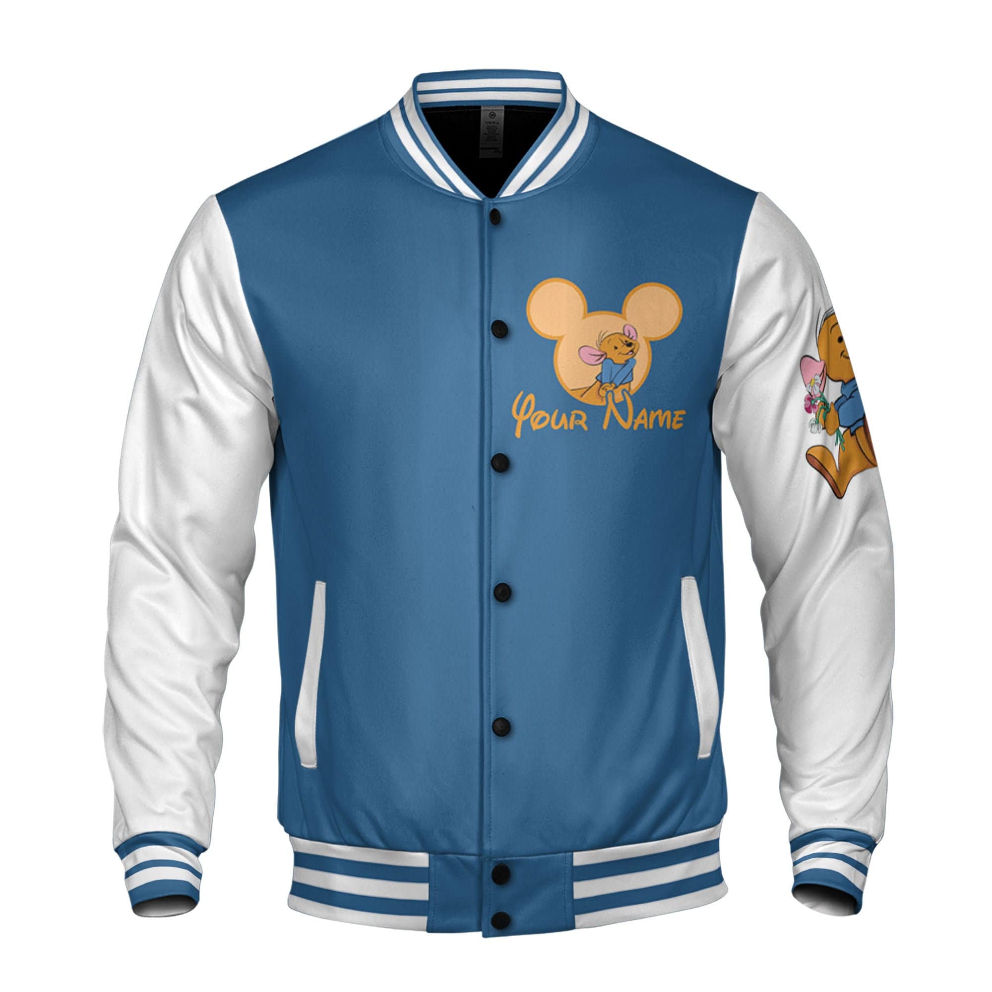 Personalized Winnie The Pooh Roo Blue Baseball Jacket sold by Karissa ...