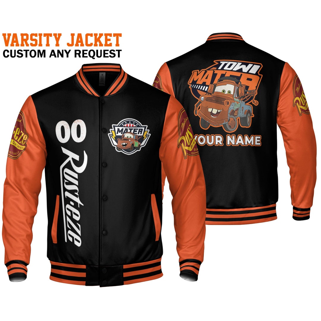 Custom Cars Tow Mater Best Varsity Jacket Disney Varsity - Etsy