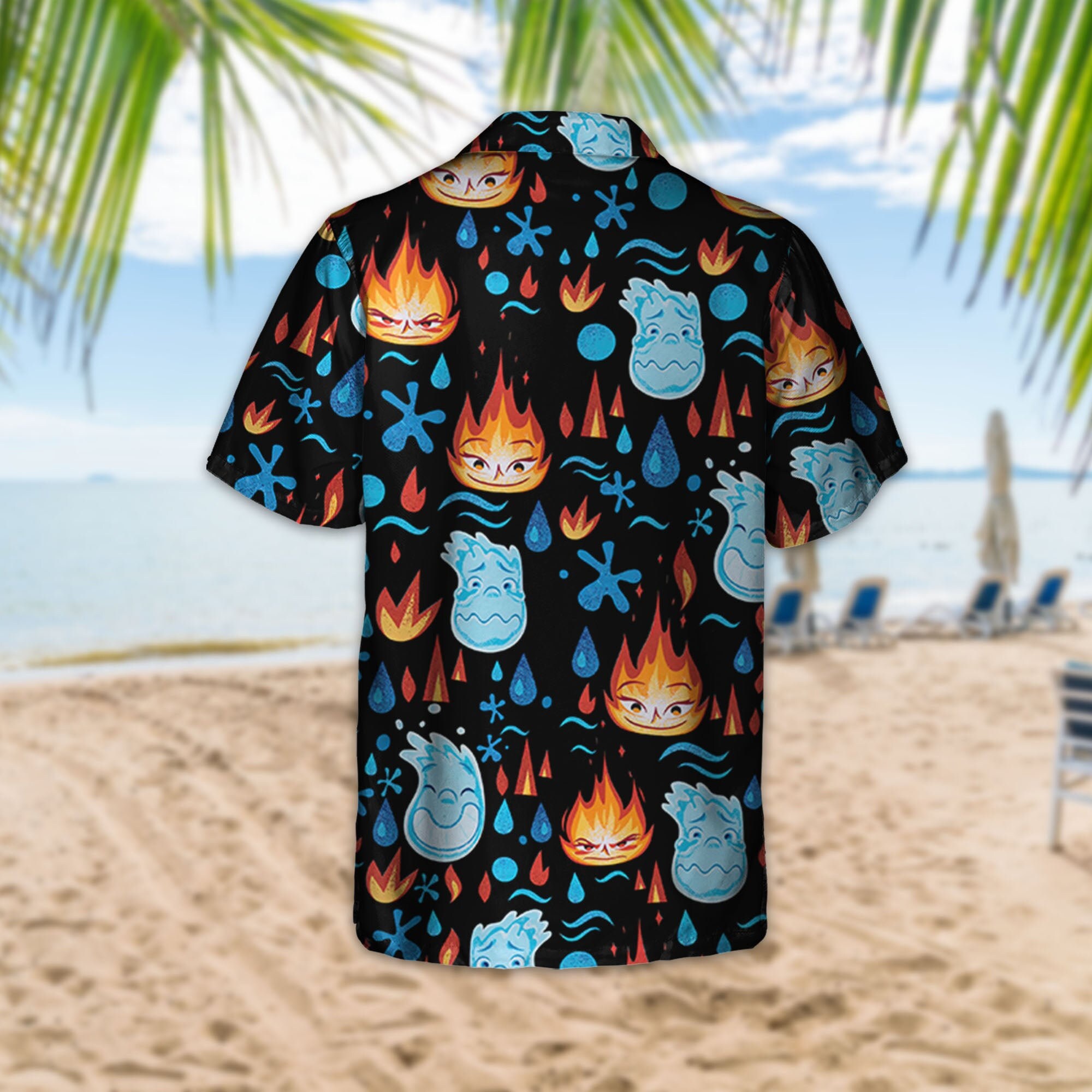 Disney Pixar Seamless Elemental Ember And Wade sold by Chris Flynn ...