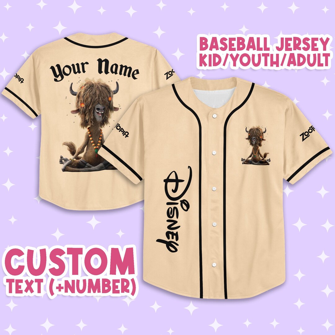 Personalized Disney Zootopia Yax Custom Disney Jersey - Etsy