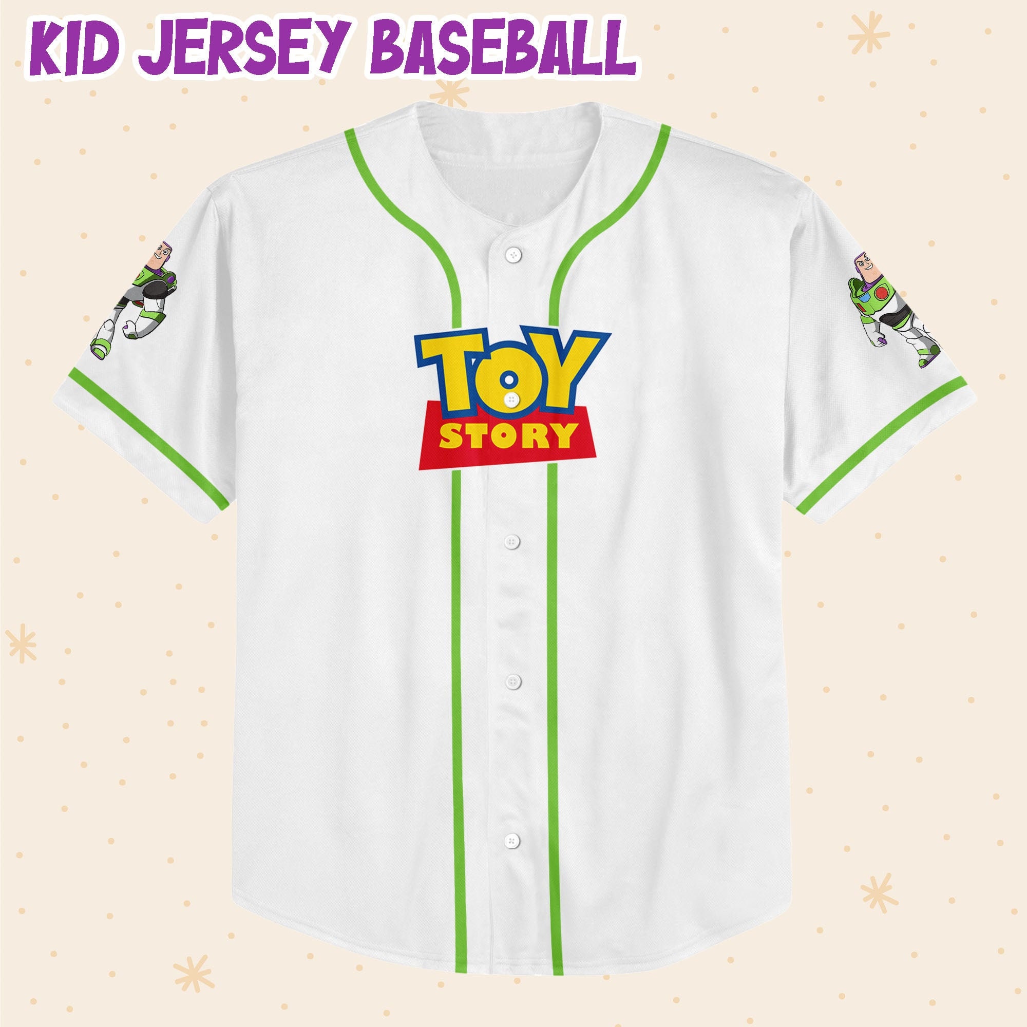 Toy Story Buzz Lightyea Disney Baseball Jersey sold by Maggie Chiang ...