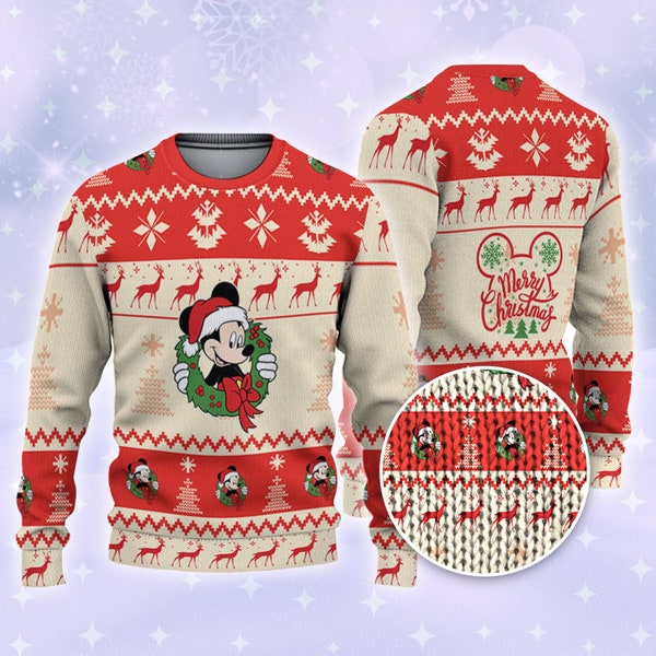 Mickey Mouse Sweater Men - Etsy