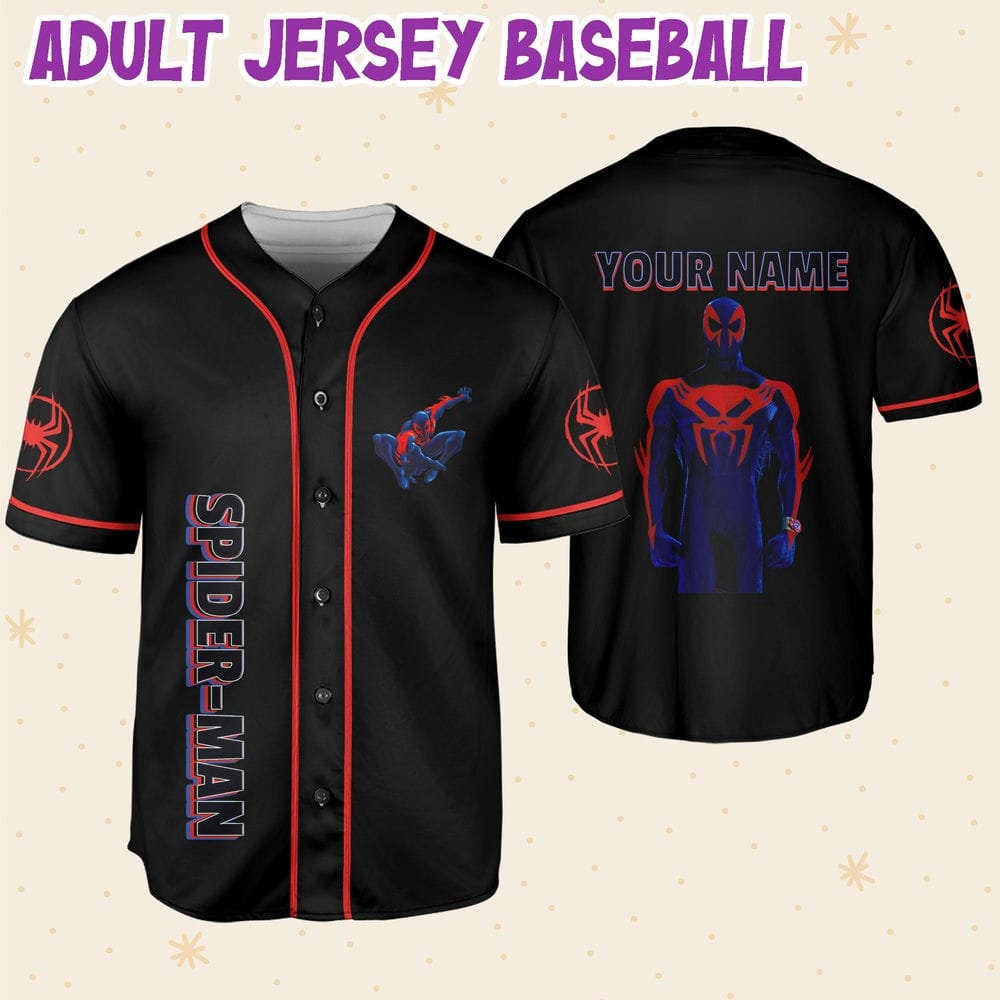 Personnalisé Spider Man Across The Spider Verse Baseball Jersey
