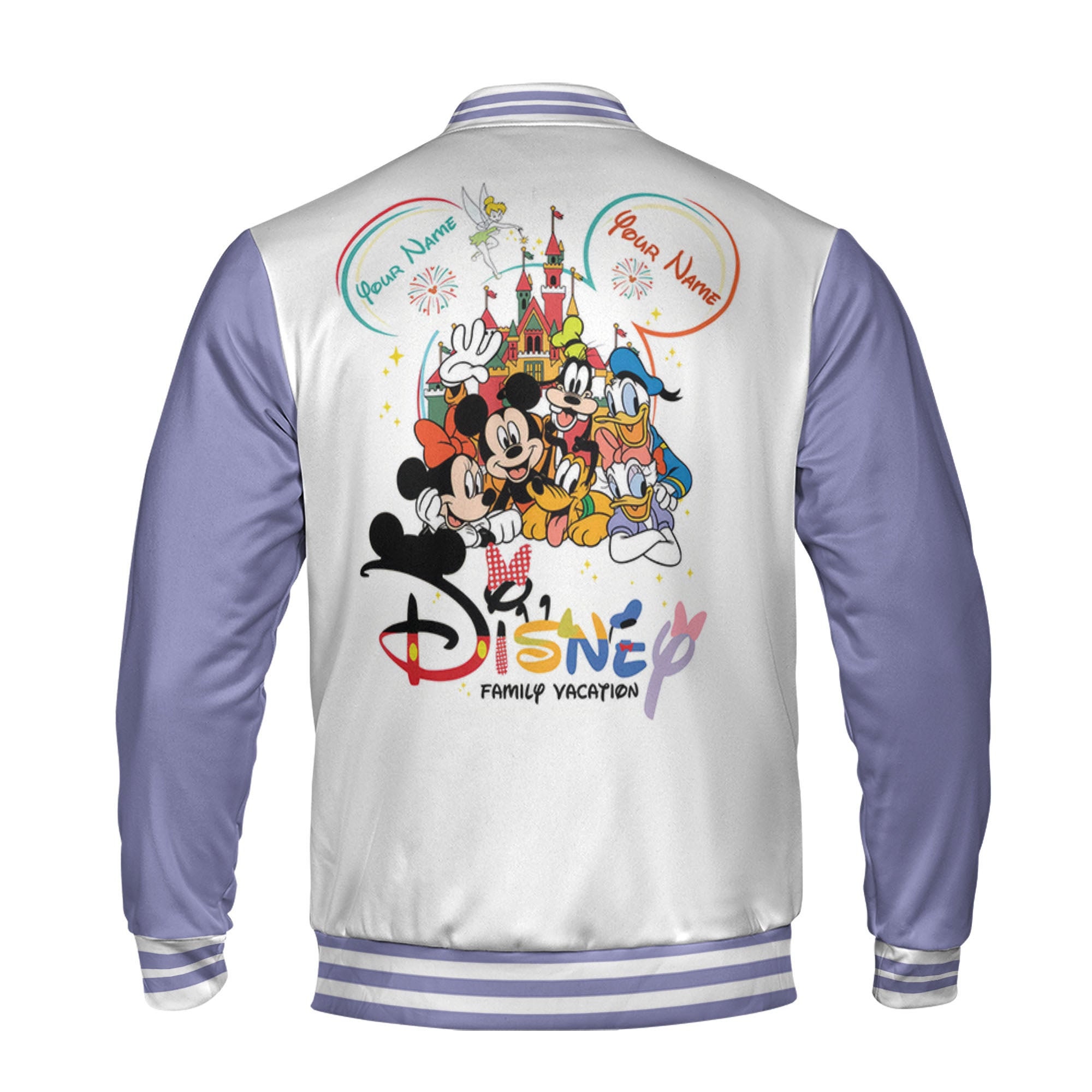 Personalized Disney Family Vacation Daisy Disney Baseball Jacket sold ...