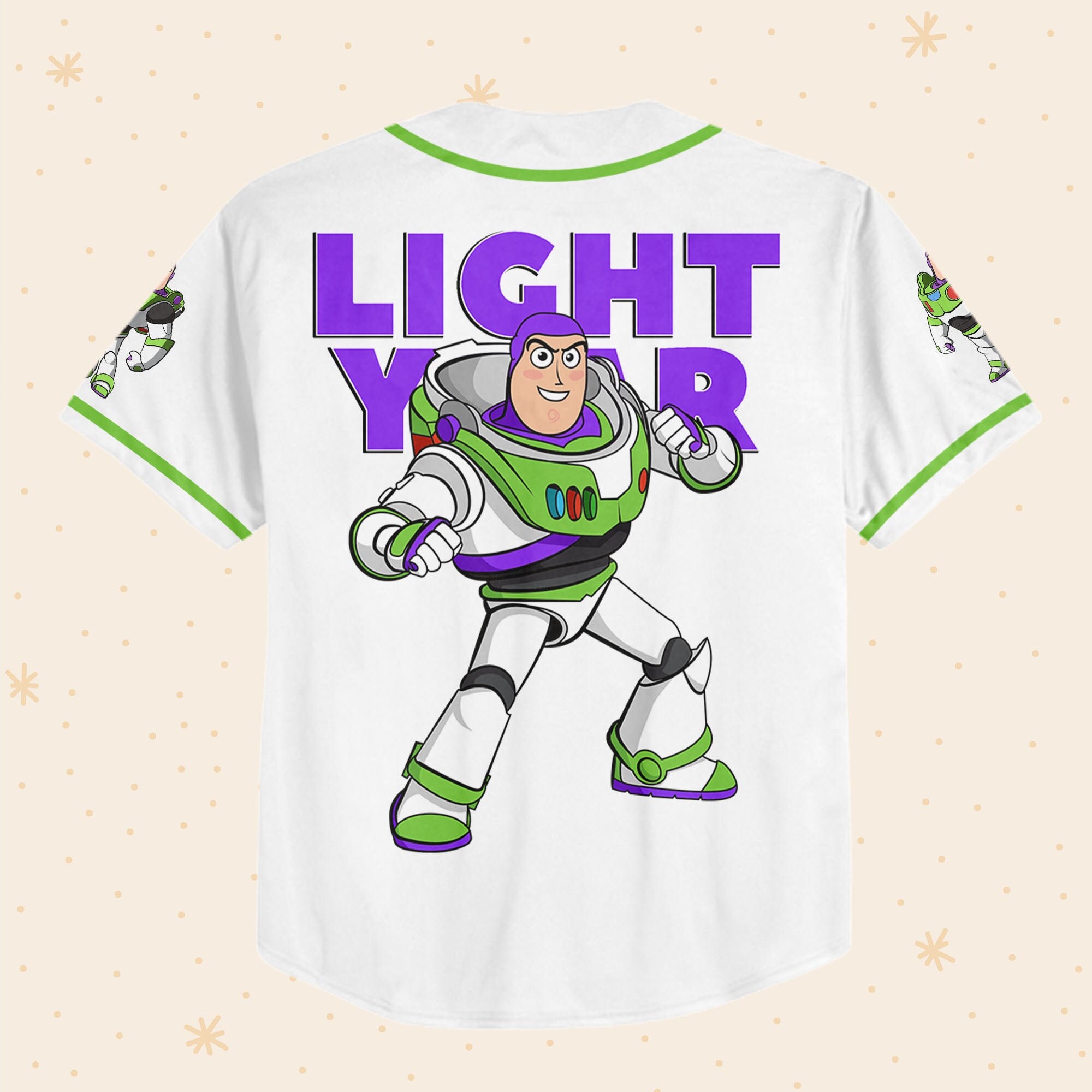 Toy Story Buzz Lightyea Disney Baseball Jersey sold by Maggie Chiang ...