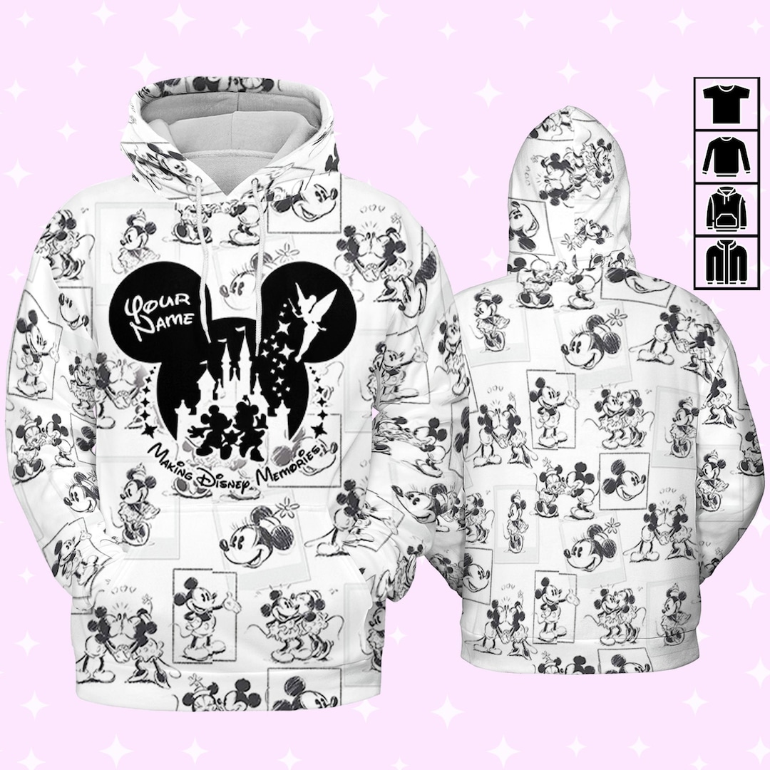 Custom Disney Team Couple Hoodie Gift for Disney Fans Disney - Etsy Canada