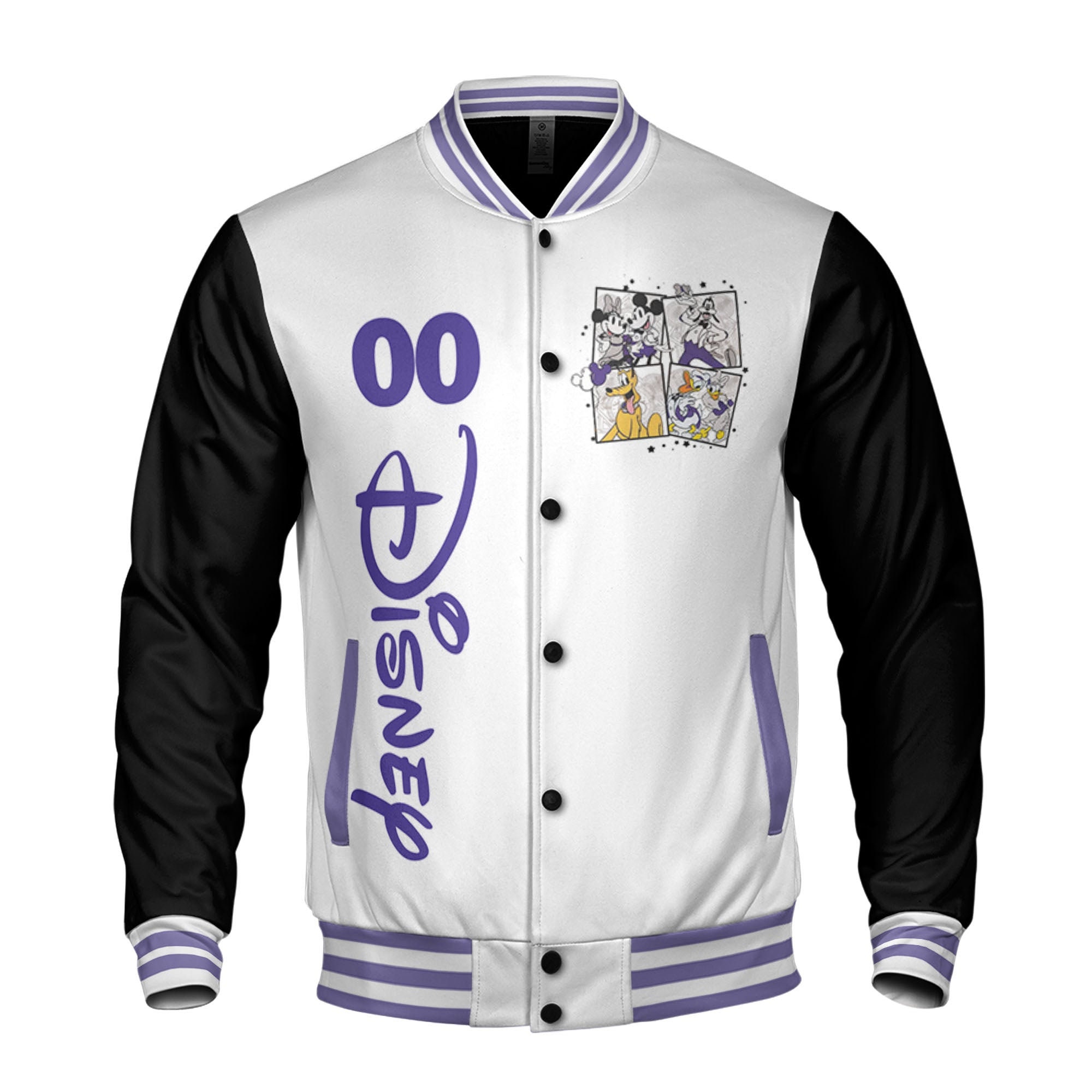 Personalized Disney 100 Years Mickey And Friends Disney Baseball Jacket ...