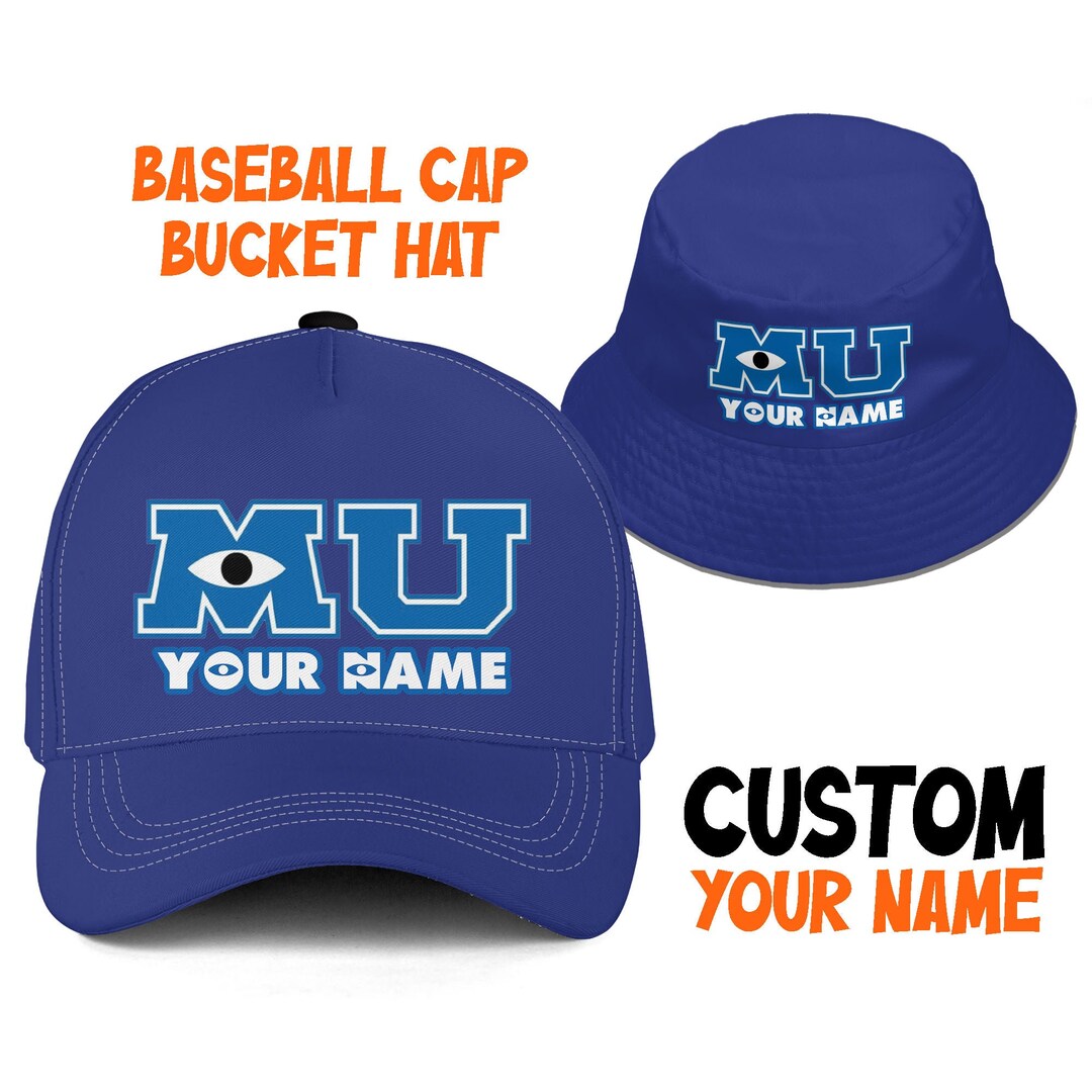 Custom Monster University Logo Cap Disney Castle Family Hat - Etsy