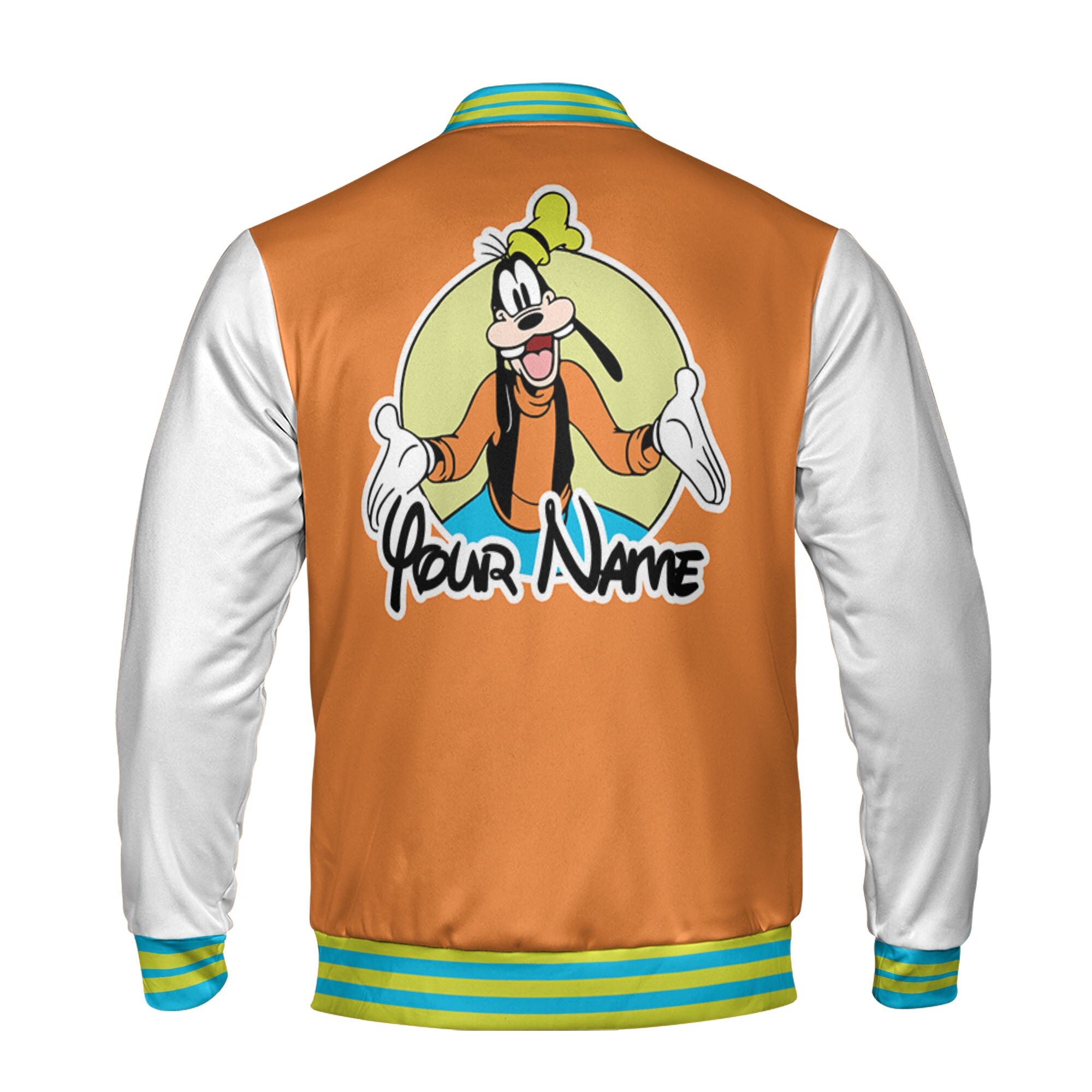 Personalized Goofy Disney Baseball Jacket sold by Cyan Chipmunk Walton ...