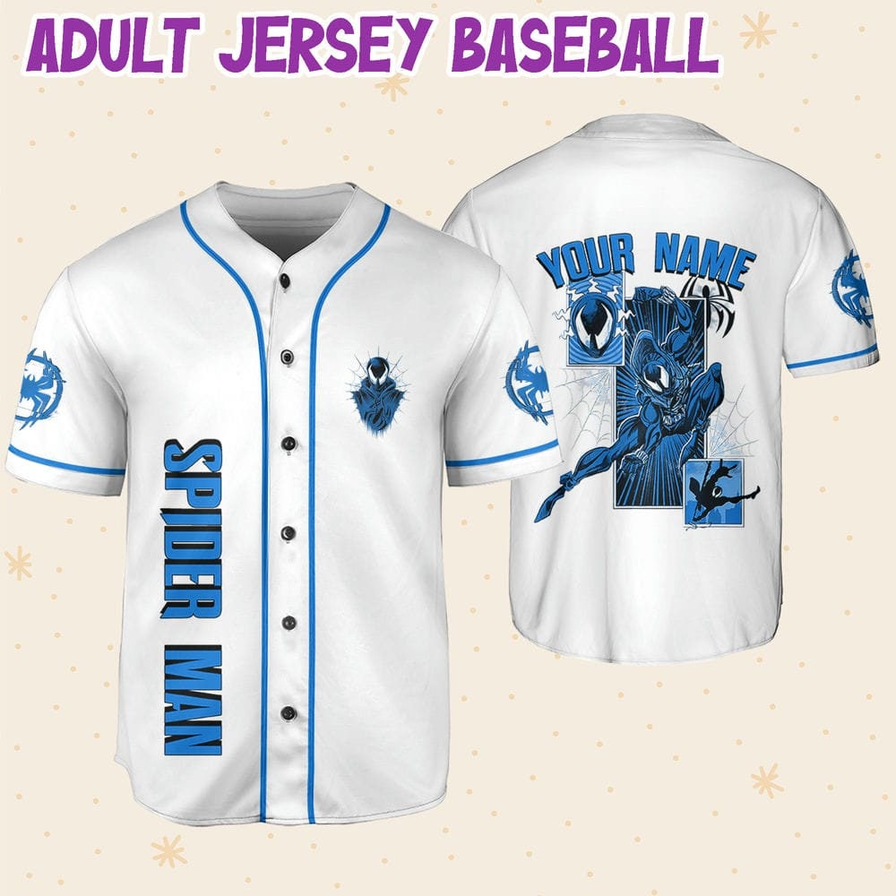 Personnalisé Scarlet Spider Man Spider Verse Baseball Jersey