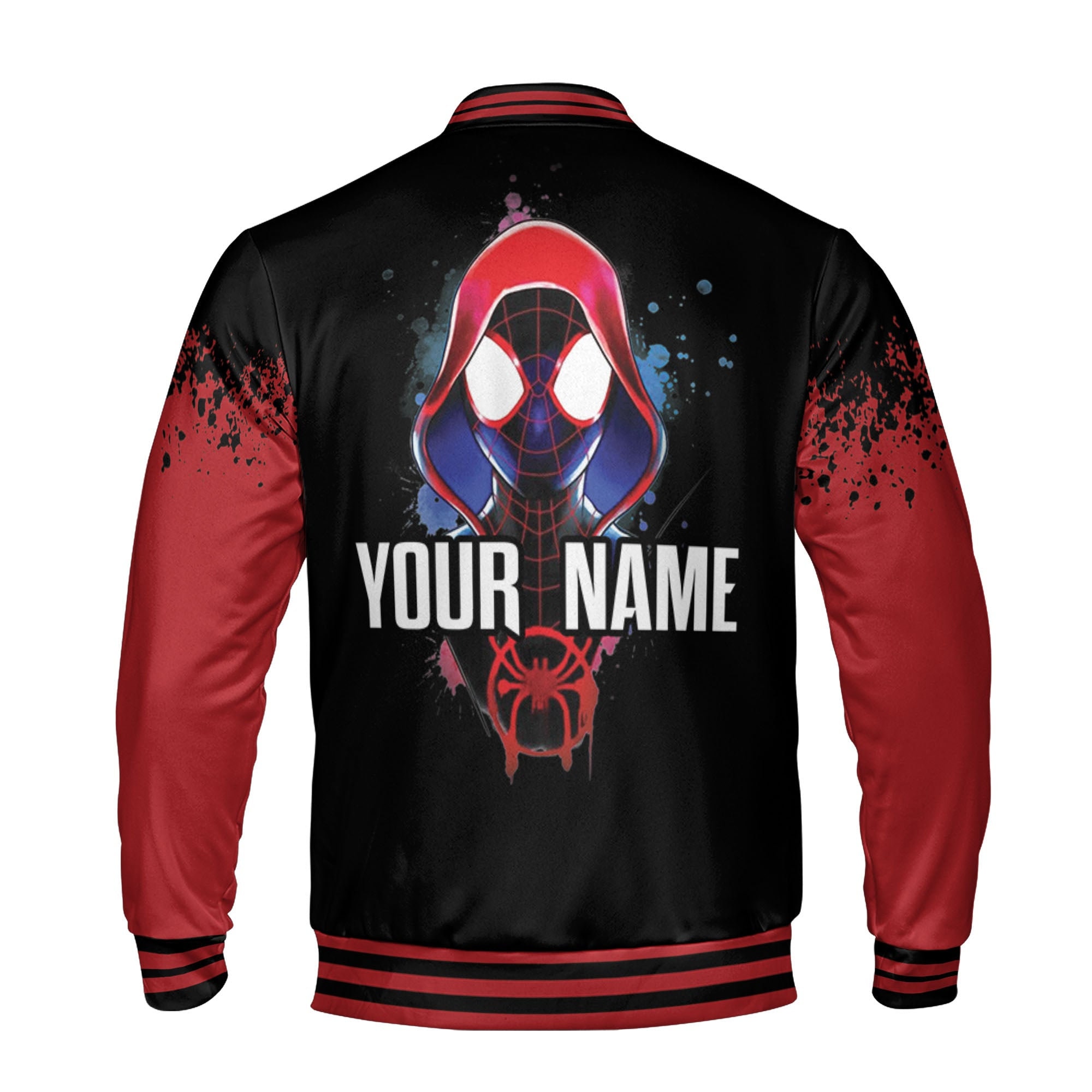 Personalized Spider-Man Miles Morales Baseball Jacket sold by Emily ...