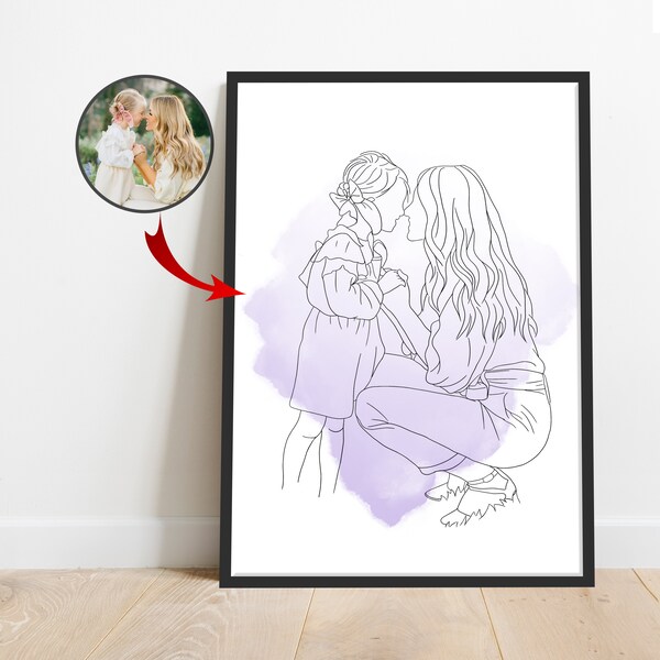 Line Drawing - Etsy