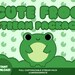 Cute Frog Stream Overlay Package for Twitch / Animated Screens - Etsy