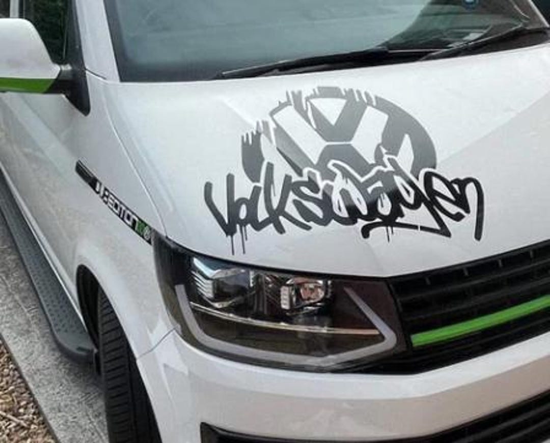 VW Dripping Logo Decal Sticker - Etsy UK