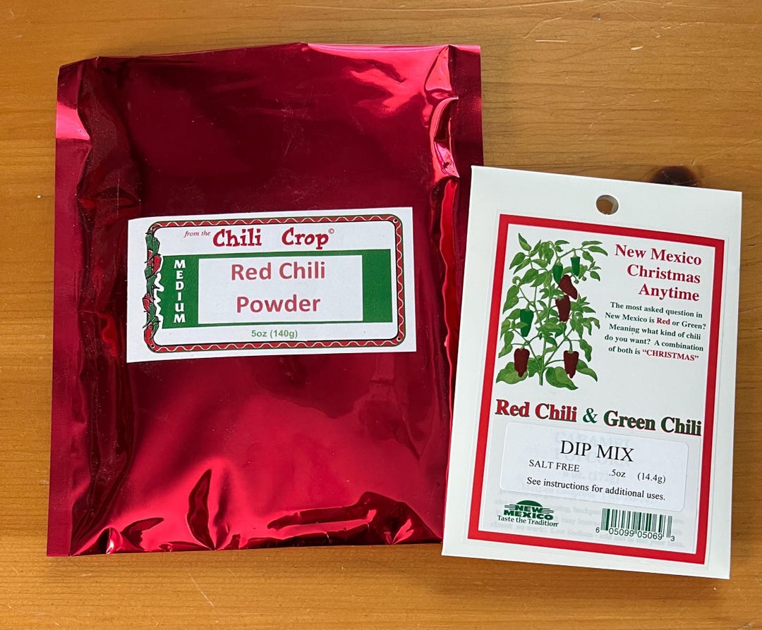 Hatch Red Chili Powder & Red and Green Chili Dip Mix Bundle - Etsy