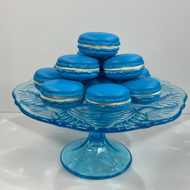 Blue Cake Stand - Etsy