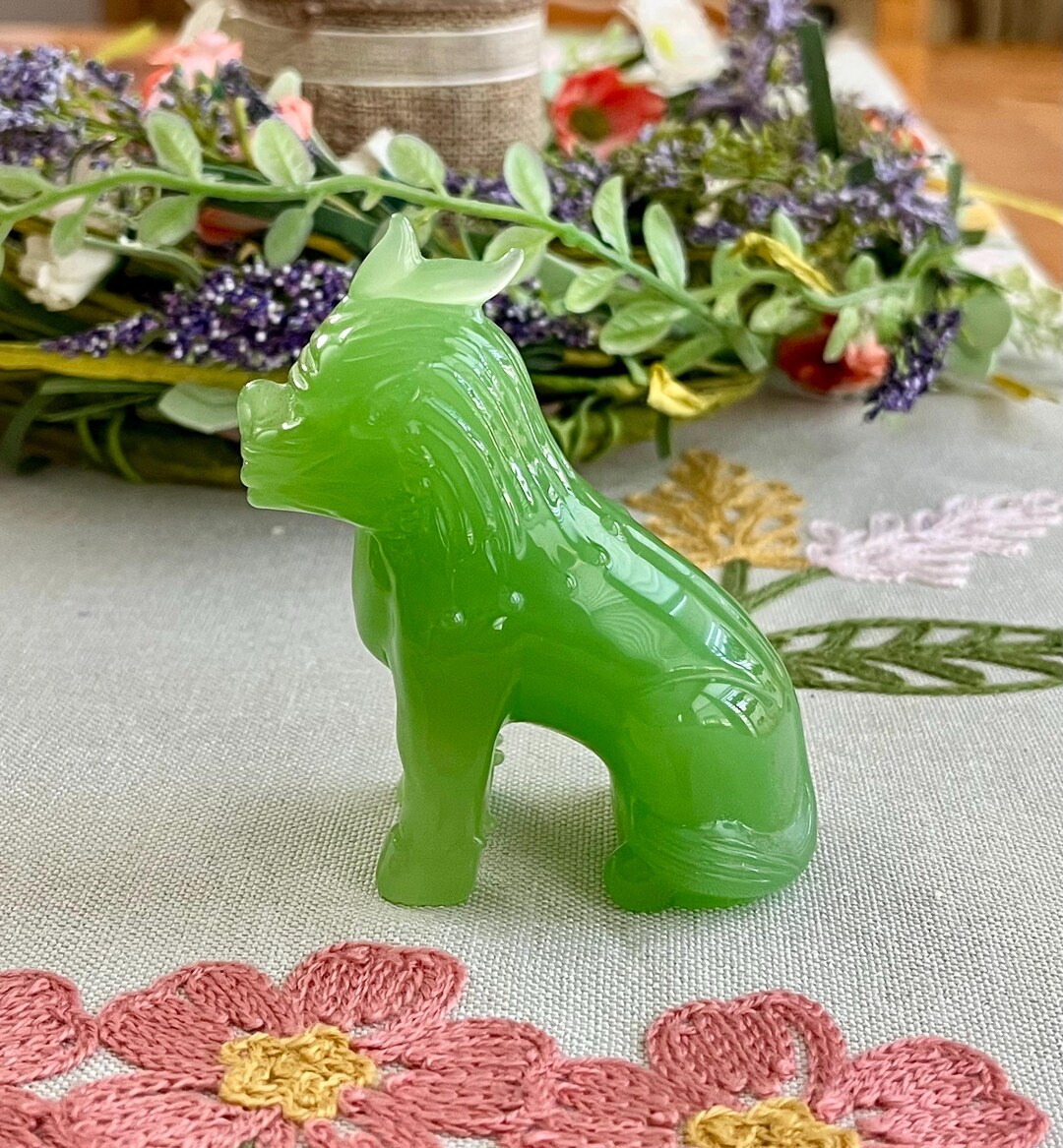 Green Jade Dragon Figurine Guardians of the Ming Dynasty - Etsy