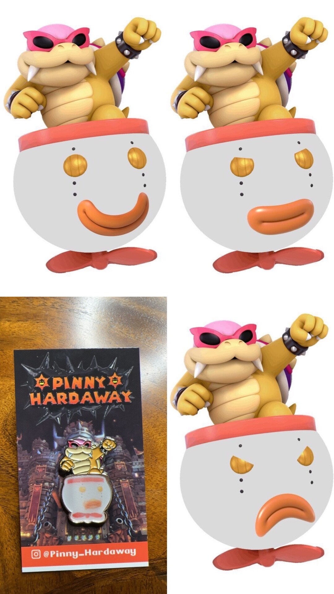 Roy Koopa Holographic Pin - Etsy