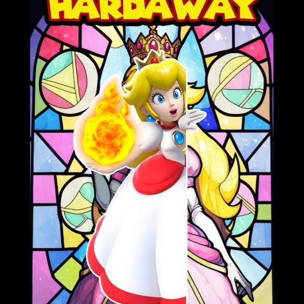 Princess Peach Fire - Etsy