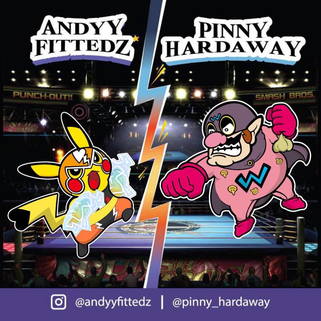 Pikachu Libre Vs. Wario-man Pins - Etsy