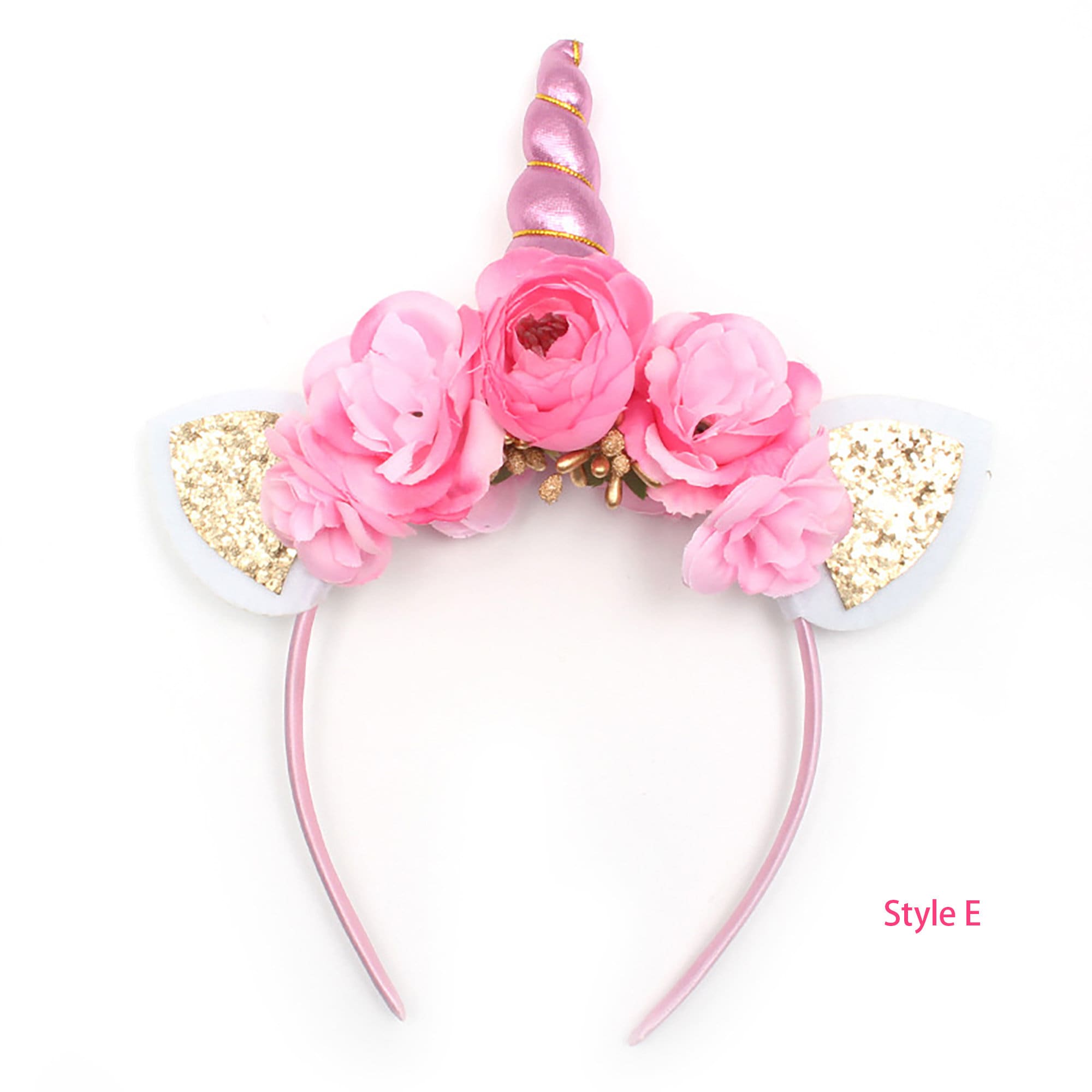 Unicorn Headband Halloween Hair Band Rabbit Ears Hair Ornaments for ...