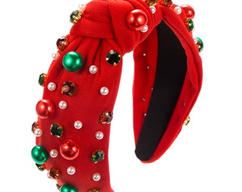 Holly Christmas Tinsel Headband Crown - Etsy