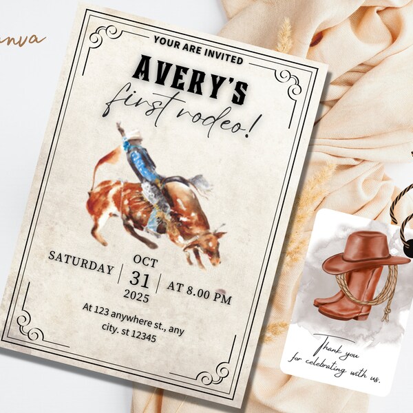 First Rodeo Birthday - Etsy