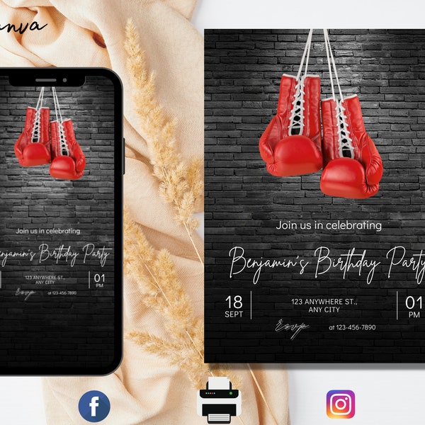 Boxing Party - Etsy