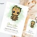Groot Invitation Groot Birthday Groot Party Groot Invite Groot - Etsy