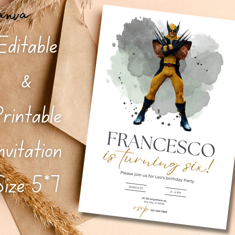 Wolverine Birthday - Etsy