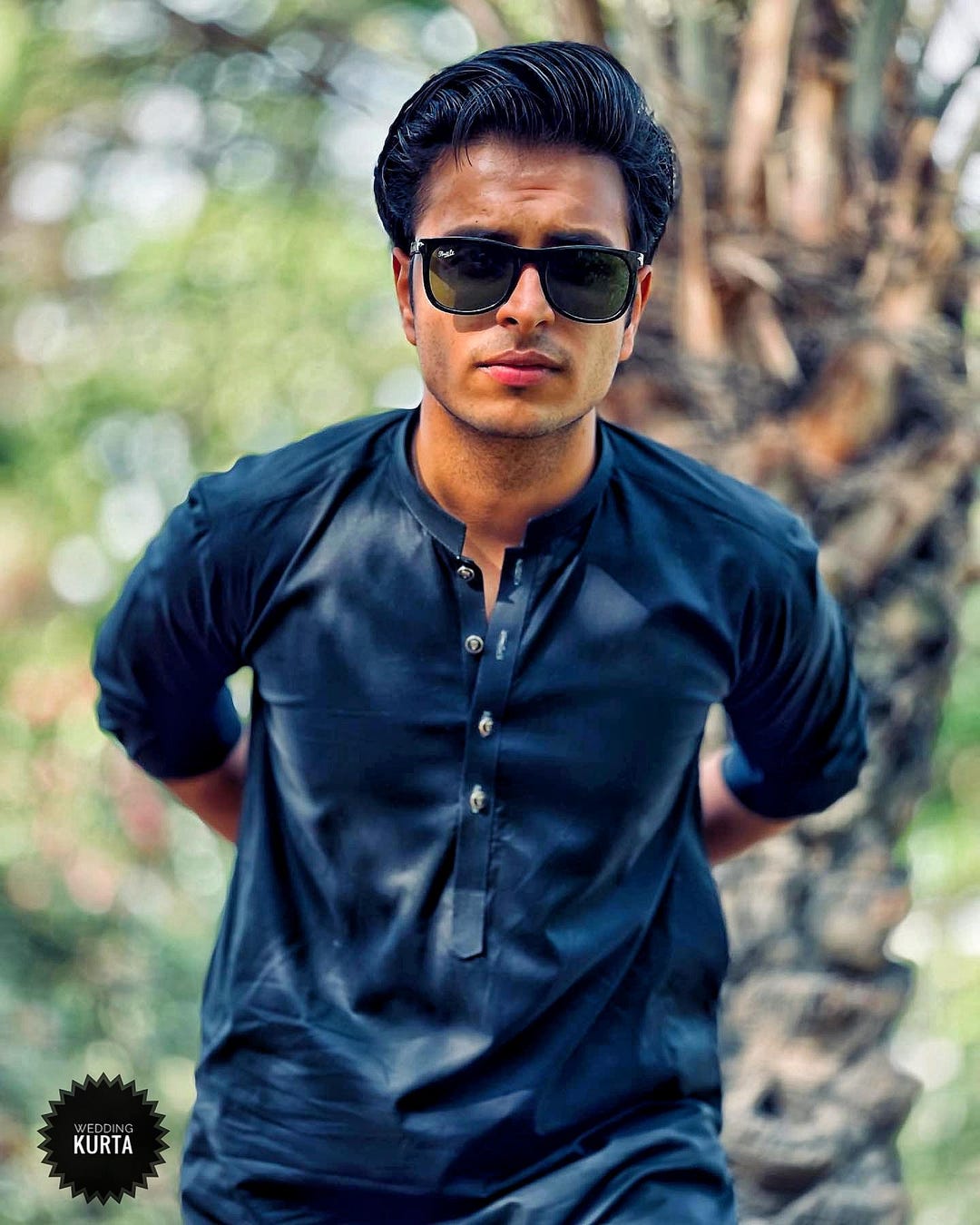 Men Navy Blue Kurta | Men Indian Navy Blue Kurta | Pakistani Navy Blue ...