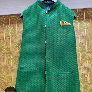 Men's Traditional Dress | Mirror & Sequin Work Indian Modi Jacket ...
