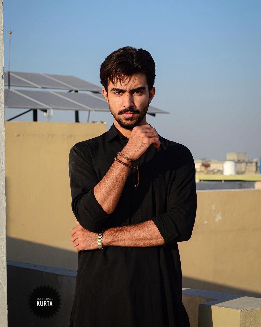 Black Oversized Kurta: Asymmetric Button-up Tunic - Etsy