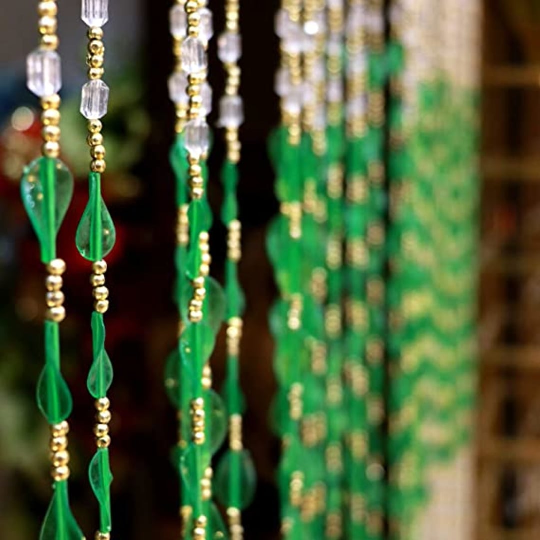 DIY Beaded Curtain Doorway Bead Curtain Door Curtains Linen - Etsy