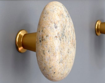 Beach Stone Cabinet Handle. Sea Rock Knob Pull for Drawer or - Etsy