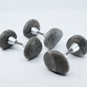 Stone Door Handles Set, Natural Beach Style Door Handles. Massive Stones for Door. - Etsy