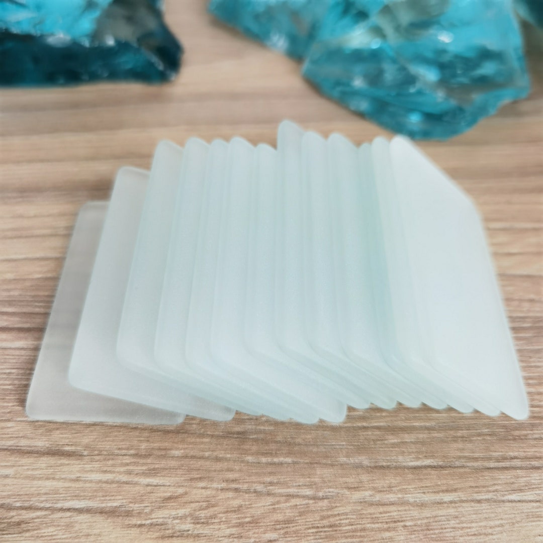 Glass Name Cards, Glass Pieces for Engraving or Painting, Place Cards ...