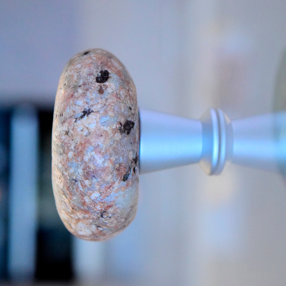 Beach Stone Cabinet Handle. Sea Rock Knob Pull for Drawer or Doors ...
