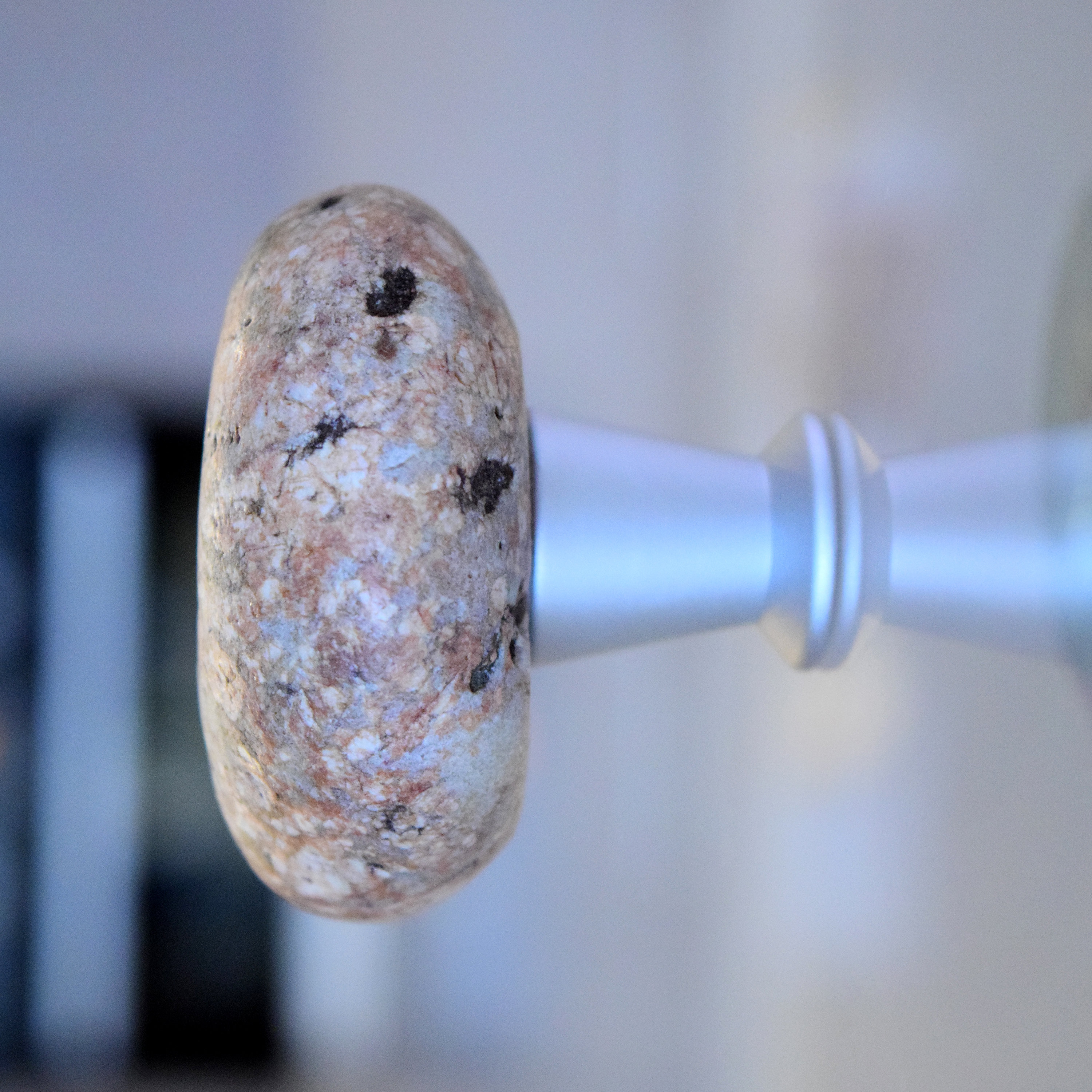 Beach Stone Cabinet Handle. Sea Rock Knob Pull for Drawer or Doors ...