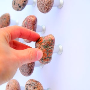 Beach Stone Cabinet Handle. Sea Rock Knob Pull for Drawer or Doors ...