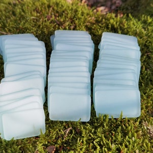 Small Glass Name Cards, Glass for Engraving or Painting, Jewelry ...